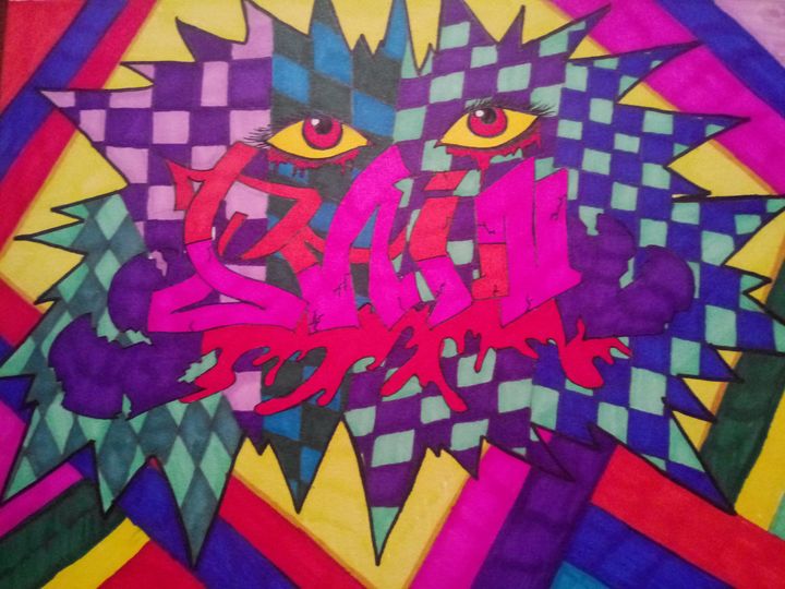 Pain of Many Colors - Vibe - Drawings & Illustration, Abstract, Color ...