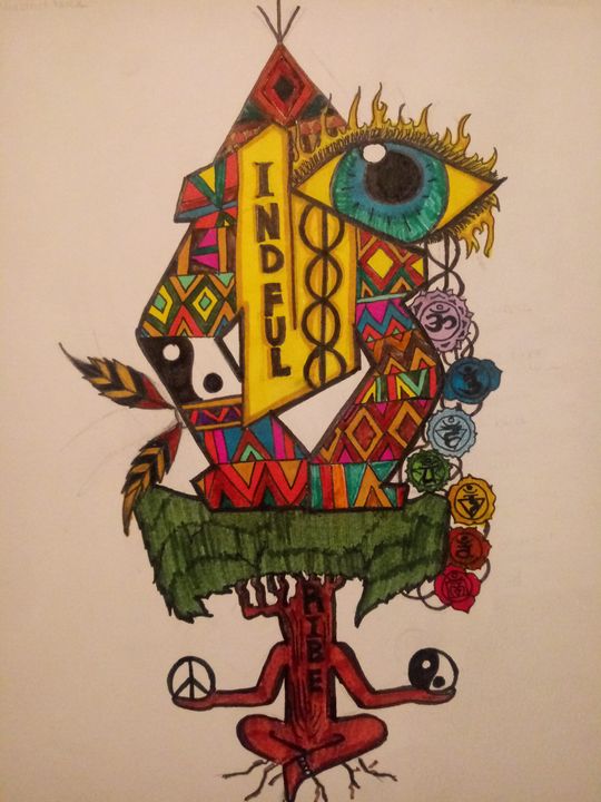 Mindful Tribe - Vibe - Drawings & Illustration, Entertainment, Music ...
