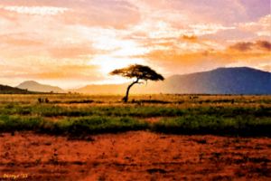 One Tree Standing - Don Pafegs - Paintings & Prints, Landscapes ...