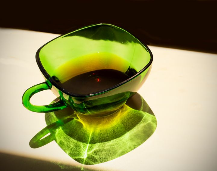 Depression ware cup and reflection - helen geld - Photography, Still ...