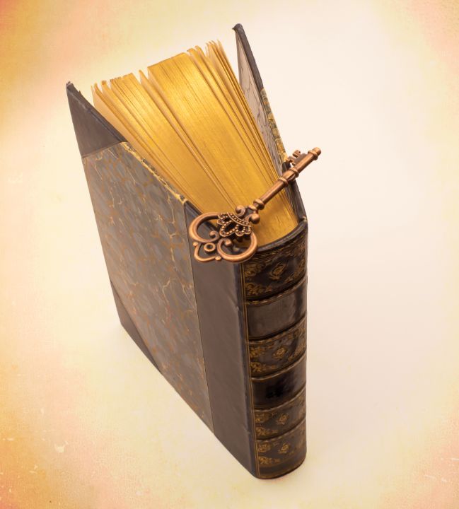 Still life of antique book and key - helen geld - Photography, Still ...