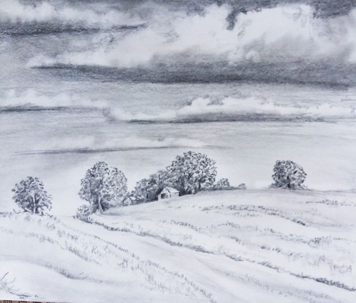 Roaming - helen geld - Drawings & Illustration, Landscapes & Nature ...