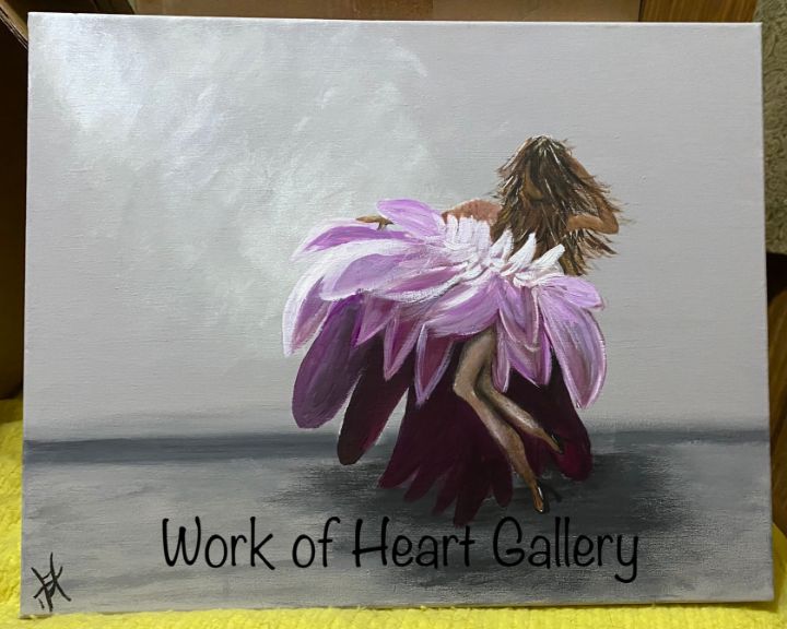 Dancing Flower - Canvas paintings - Paintings & Prints, Entertainment ...
