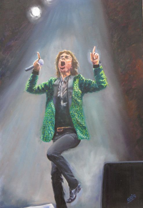 Mick - CRIS - Paintings & Prints, Entertainment, Music, Jazz, Blues ...