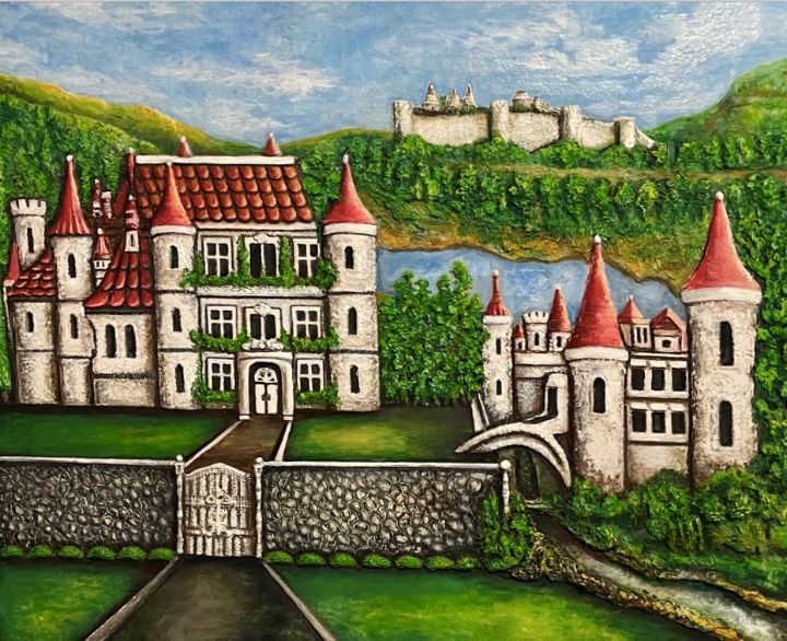 Tree Happy Castles - LAMAZO_www.artlamazo.com - Paintings & Prints ...