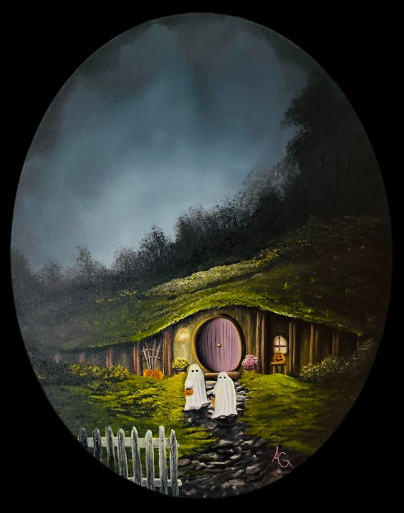 A Hobbit Halloween - Andrew's Unique Oils - Paintings & Prints, Fantasy ...