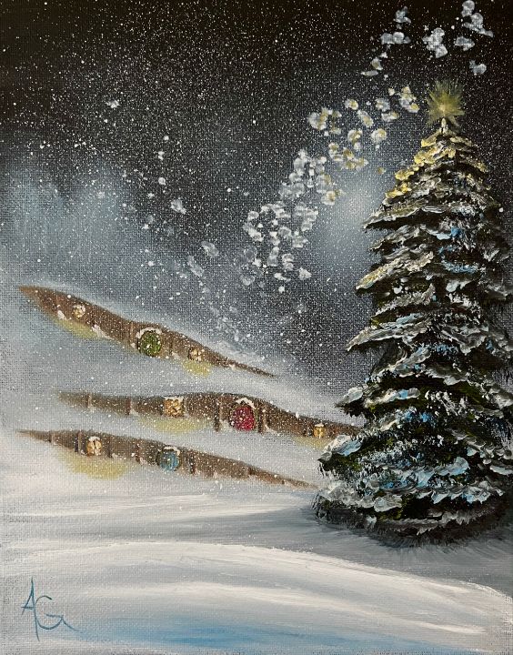Yuletide - Andrew's Unique Oils - Paintings & Prints, Fantasy ...