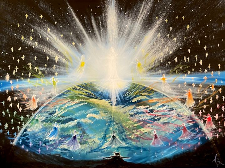 The Music of the Ainur - Andrew's Unique Oils - Paintings & Prints ...