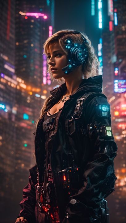 Neon Nightshade Nymphs - Kevin buri - Digital Art, Astronomy & Space, Galaxies & Solar System ...