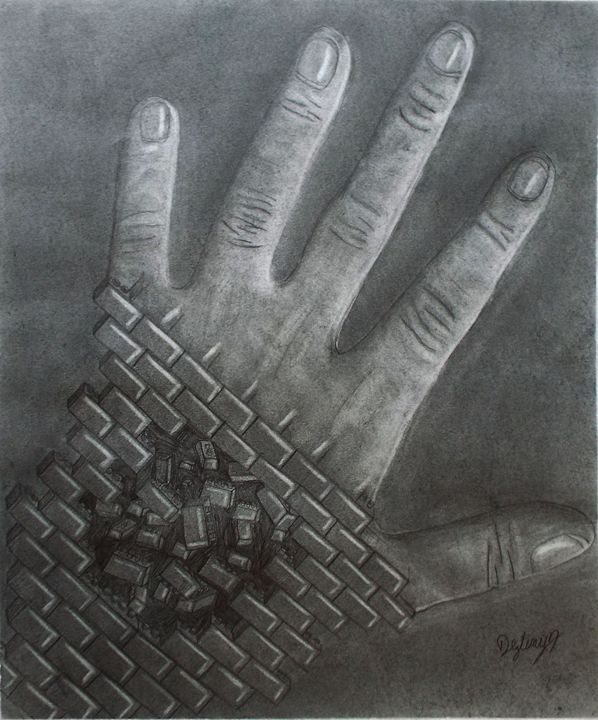 Create to Destroy - Deztiny Di Meo - Drawings & Illustration, People ...