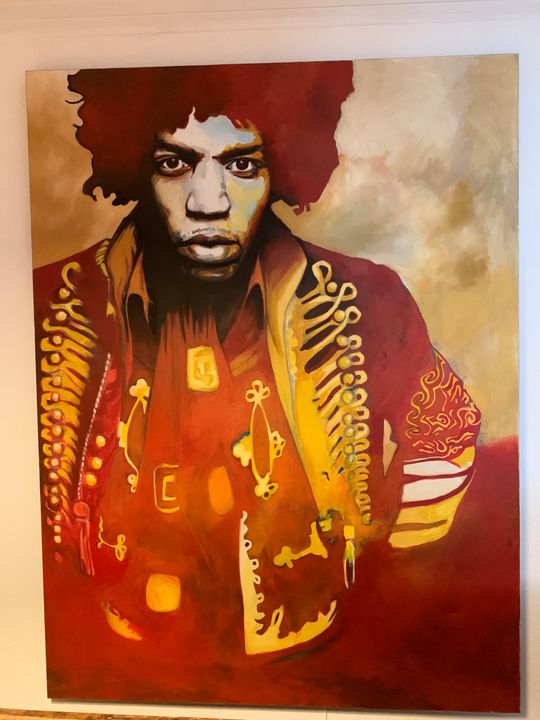 Jimmi Hendrix - Fab. Hugo Ventures - Paintings & Prints, People ...