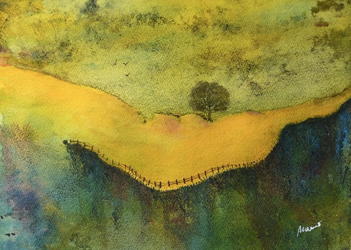 The cliff 2 - moreno-art - Paintings & Prints, Landscapes & Nature ...
