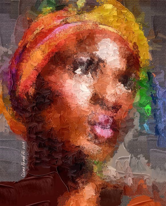 Afro Portrait - African Digital Art - Digital Art, People & Figures ...