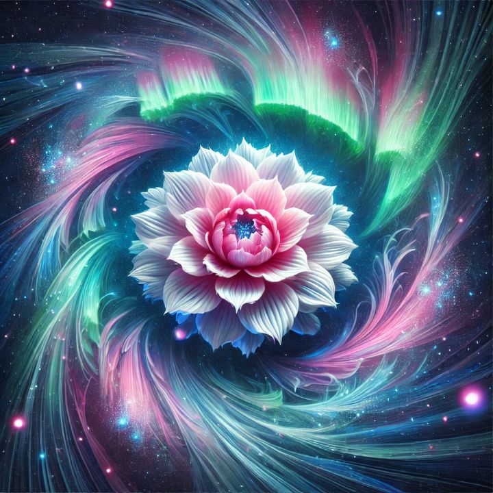 Aurora Bloom - Jin - Digital Art & AI, Abstract, Figurative - ArtPal