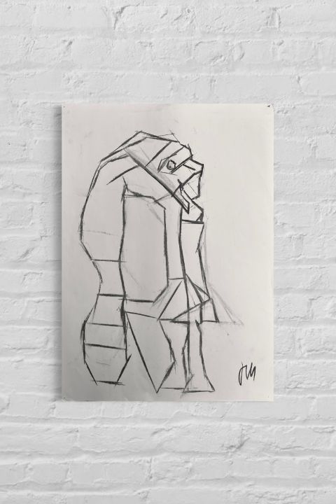 What’s behind me? - Hallie Jayne Art - Drawings & Illustration ...