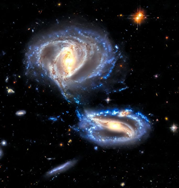 Galaxies NGC 7733 and NGC 7734 - Artistic Masters - Photography ...