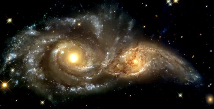 Two Galaxies Colliding II - Artistic Masters - Photography, Astronomy ...