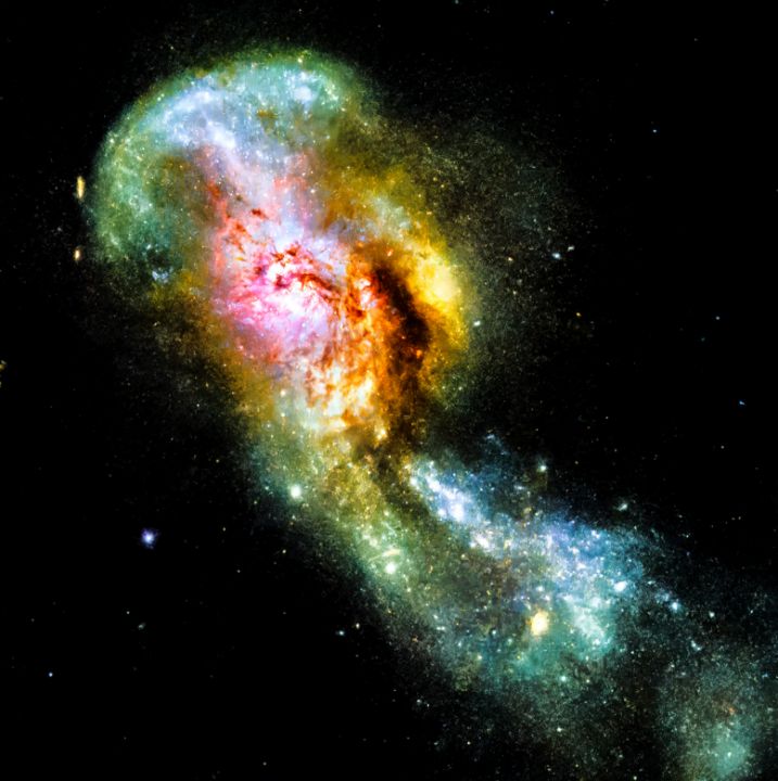 Two Galaxies Merging - Artistic Masters - Photography, Astronomy & Space, Galaxies & Solar ...