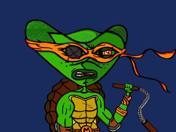 Loco Moco Orange Turtle - Loco Moco Costume Party - Digital Art & AI ...