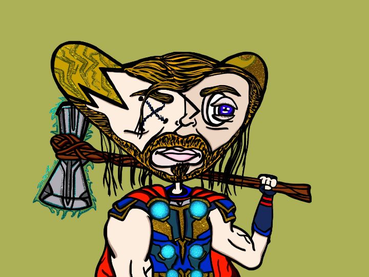 Loco Moco Thunder Man - Loco Moco Costume Party - Digital Art, People & Figures, Animation ...