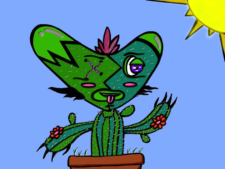 Loco Moco Cactus - Loco Moco Costume Party - Digital Art, People ...