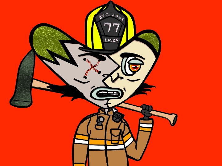 Loco Moco Firefighter - Loco Moco Costume Party - Digital Art & AI ...