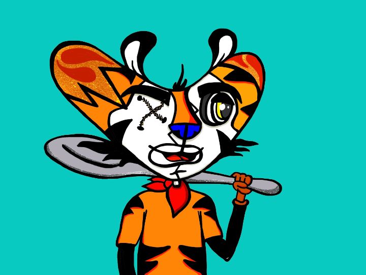 Loco Moco Tiger - Loco Moco Costume Party - Digital Art, People ...