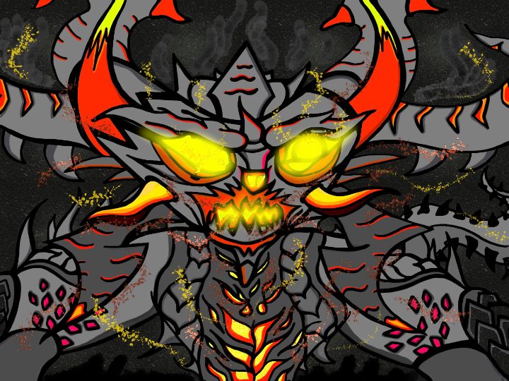 Loco Moco Lord Night Terror - Loco Moco Costume Party - Digital Art ...