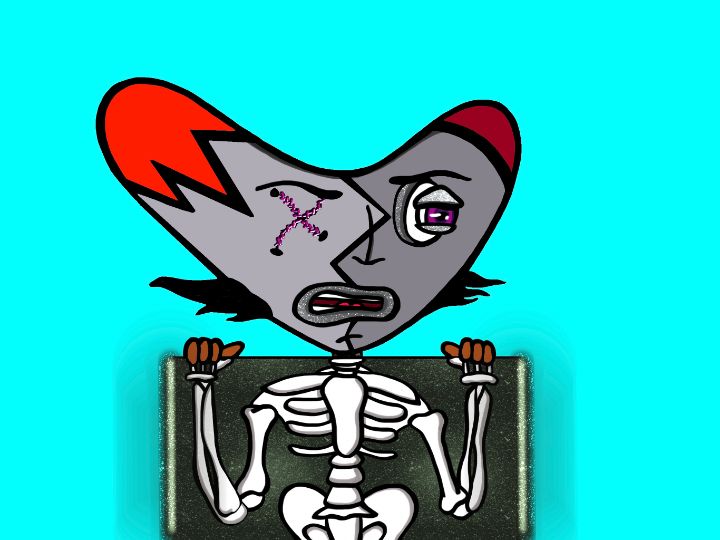 Loco Moco X-rays - Loco Moco Costume Party - Digital Art & AI, Abstract, Other Abstract - ArtPal