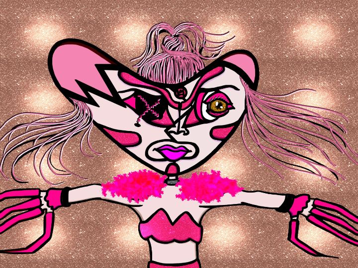 Loco Moco Ms. GoGo - Loco Moco Costume Party - Paintings & Prints ...