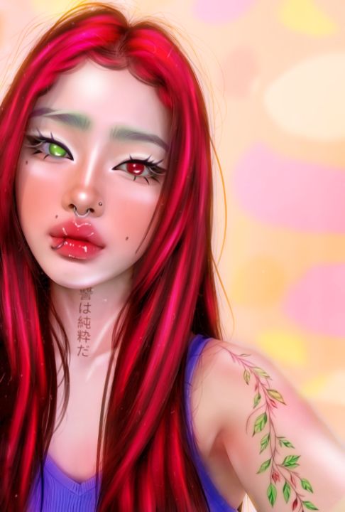 Dual Eyes - Circe's Love - Digital Art & AI, Fantasy & Mythology, Other ...