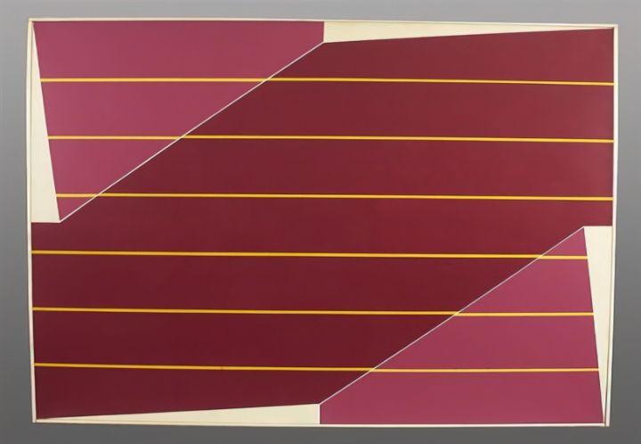 Line Rotation - 1964 - Larry Zox - Paintings & Prints, Abstract, Color ...