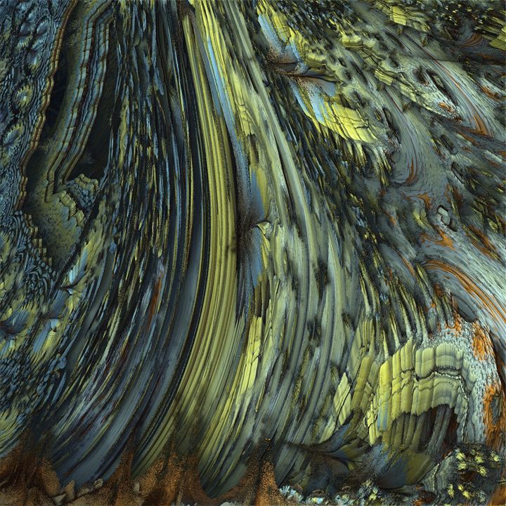 ABSTRACT OVERFLOW SILVER - SK8N - Digital Art & AI, Abstract, Fractal ...
