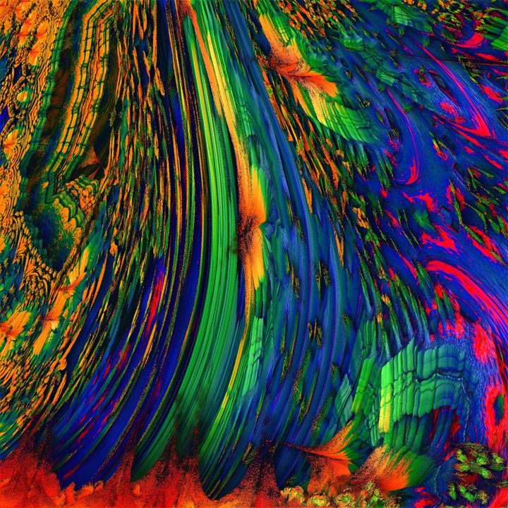ABSTRACT OVERFLOW - SK8N - Digital Art & AI, Abstract, Fractal - ArtPal