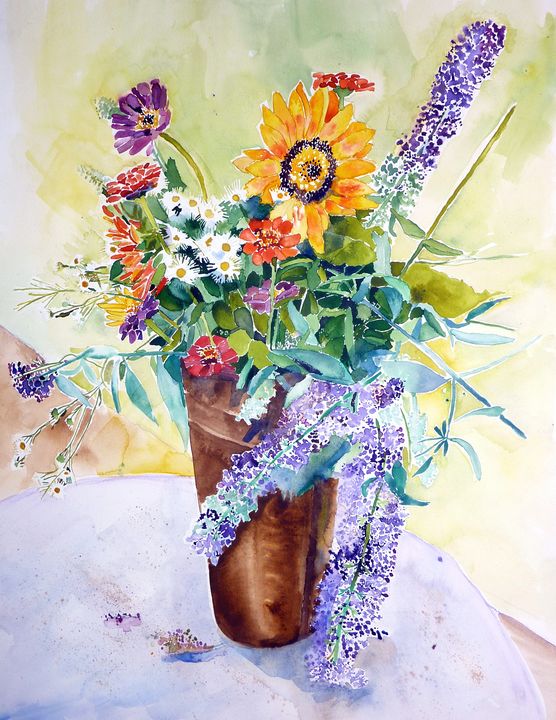Flower Mix 2016 - US Country Wildflowers, Art by Roxanne Shields ...