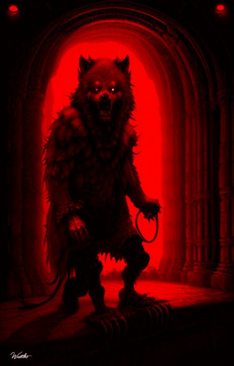 Werewolf - William Wraithe - William Wraithe Art - Paintings & Prints ...