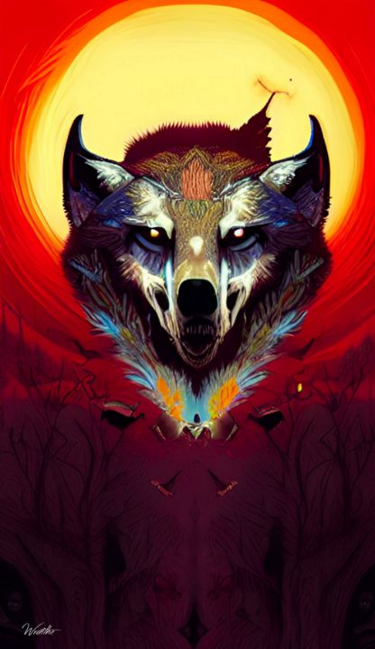 Werewolf - William Wraithe - William Wraithe Art - Paintings & Prints ...