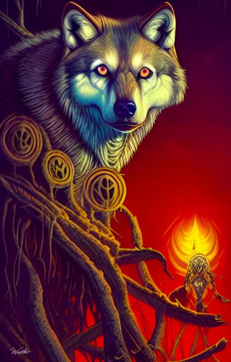 Werewolf - William Wraithe - William Wraithe Art - Paintings & Prints ...