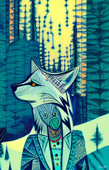 Werewolf Tribal - William Wraithe - William Wraithe Art - Paintings ...