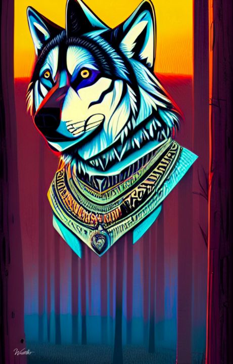 Werewolf Tribal - William Wraithe - William Wraithe Art - Paintings ...