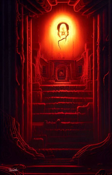 Necronomicon - Gate to URULU - William Wraithe Art - Paintings & Prints ...