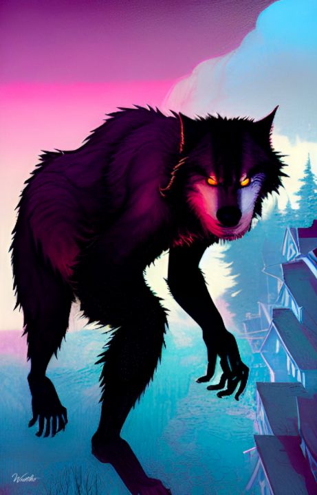 Werewolf - William Wraithe - William Wraithe Art - Paintings & Prints ...