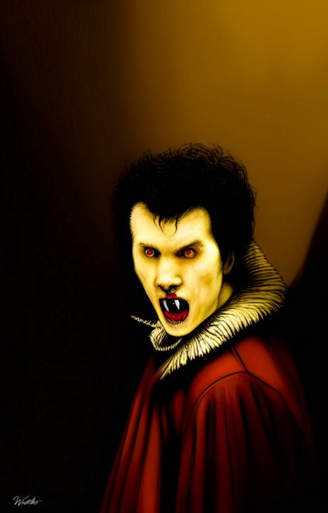 Vampire - William Wraithe - William Wraithe Art - Paintings & Prints ...