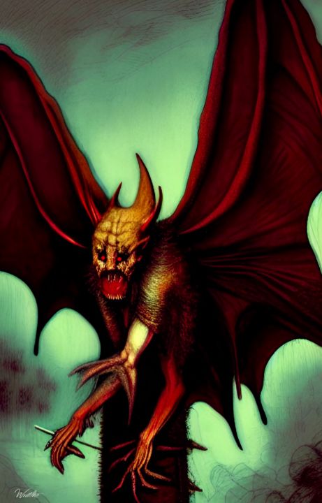 Vampire Ancient - William Wraithe - William Wraithe Art - Paintings ...