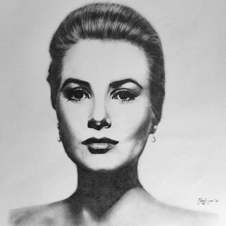 Grace Kelly - Art_ifact - Drawings & Illustration, People & Figures ...