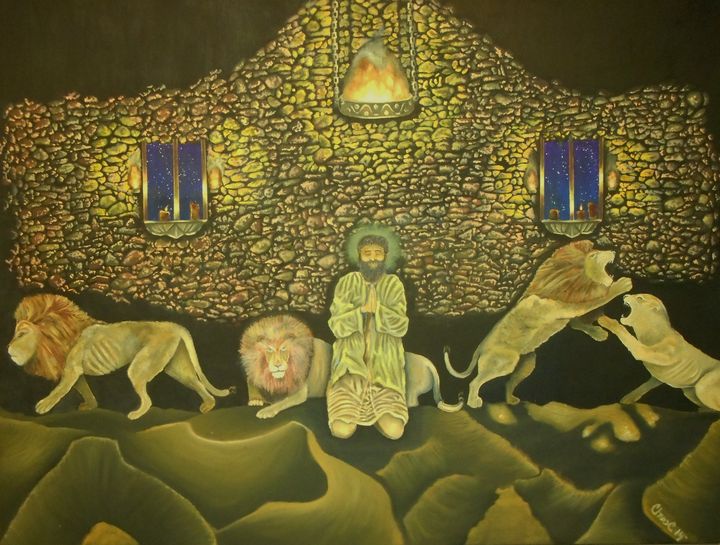 Lions Den - Art buy Chris - Paintings & Prints, Religion, Philosophy ...