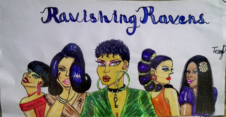 Ravishing Ravens - TessyD Illustrations - Drawings & Illustration ...