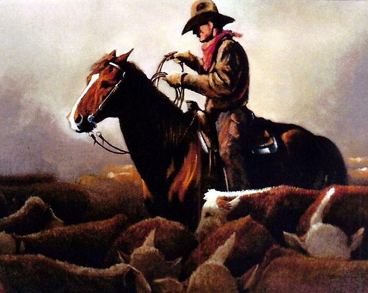 "First Light" - Charlie Walker, American Artist - Paintings & Prints ...