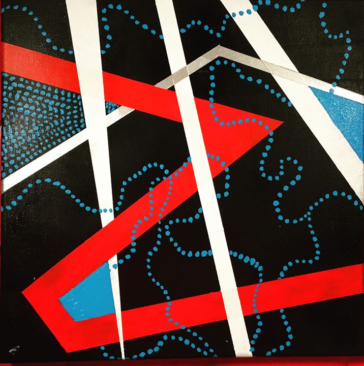 Dancing Amoeba - Justin Goromaru - Paintings & Prints, Abstract ...