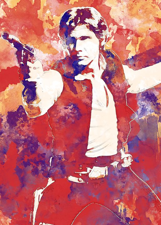 Han Solo - Nerdiful Art - Digital Art & AI, Entertainment, Movies ...